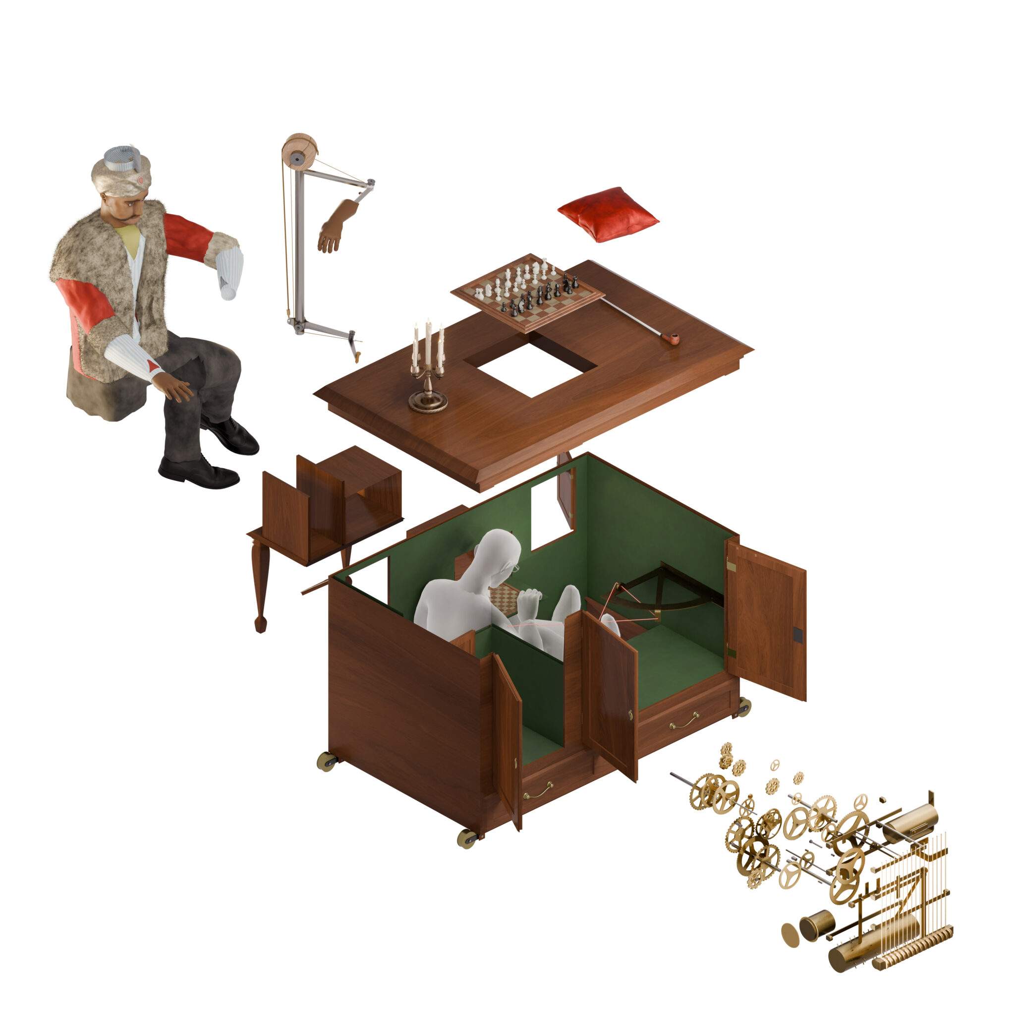 The Turk – An Unbeatable Chess Playing Robot From the 18th Century ...